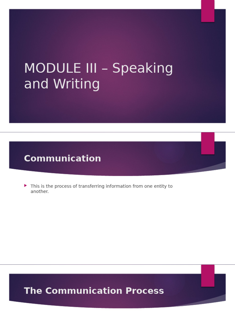 Understanding the Communication Process | PDF | Communication | Nonverbal Communication
