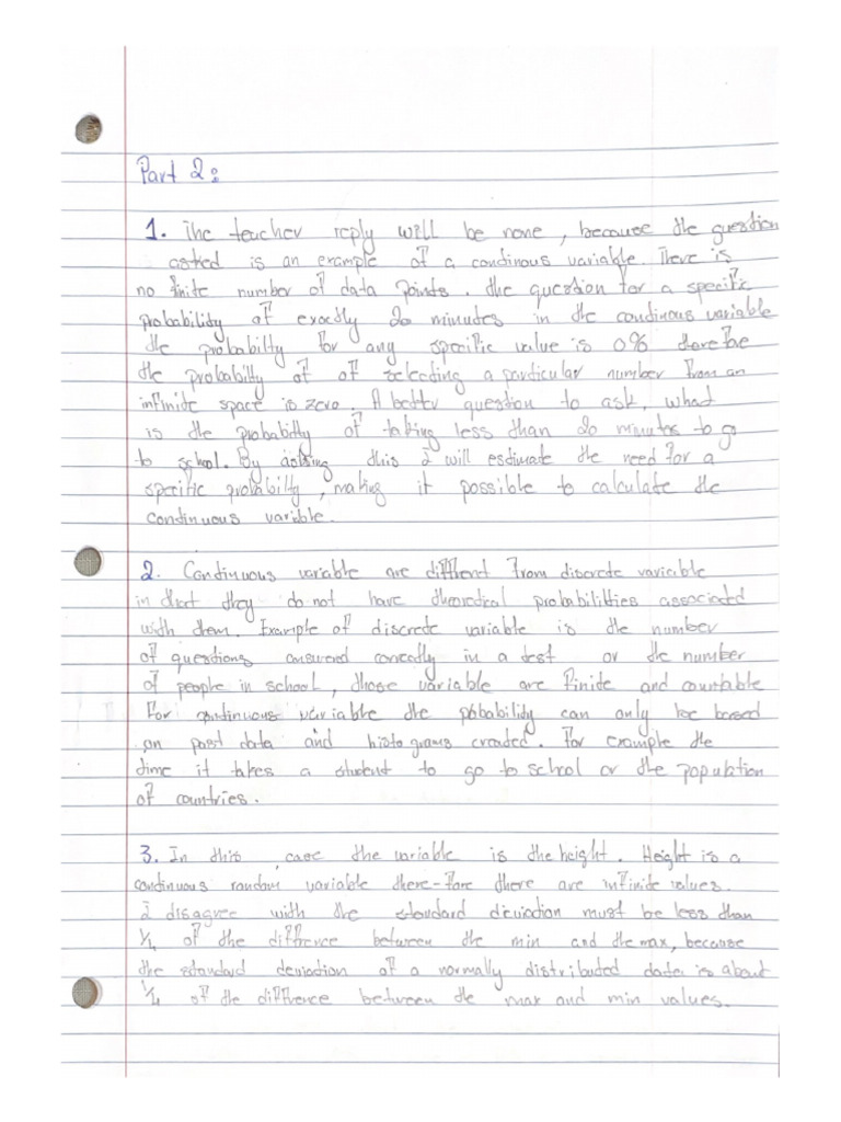 Mdm4u Part 3 | PDF