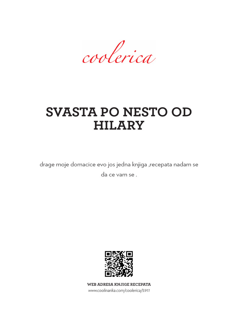 Svasta Po Nesto Od Hilary | PDF