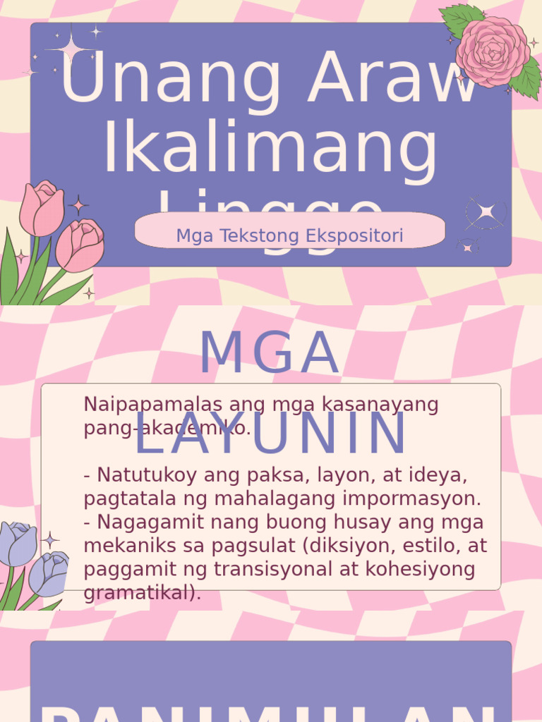 q2 w5 Unang Araw | PDF