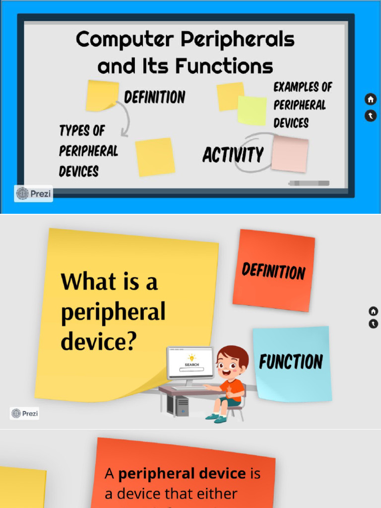EPP 5-4-1 - Computer Peripherals and Its Functions | PDF