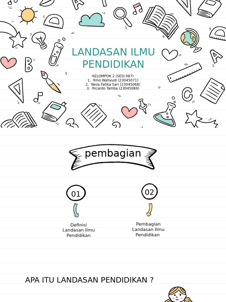 Landasan Ilmu Pendidikan Kelompok 2 Sesi 087 | PDF