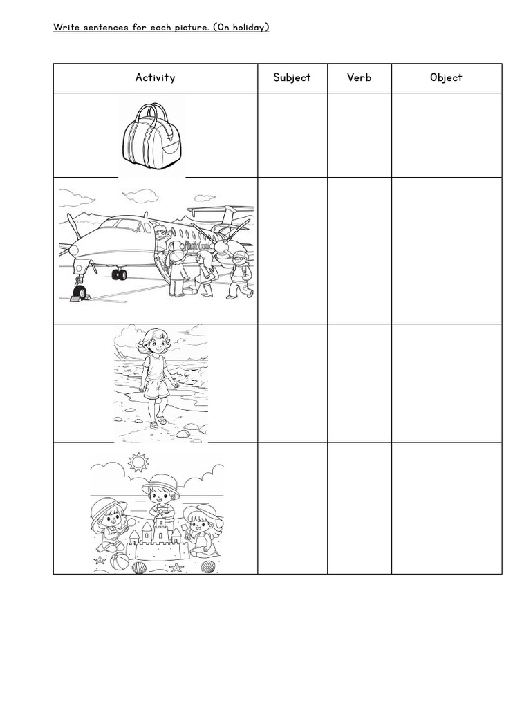 On Holiday - Sentence | PDF