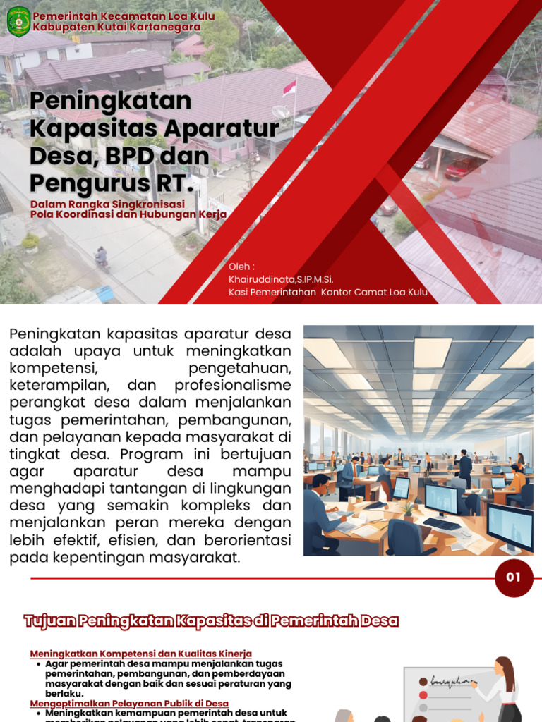 Peningkatan Kapasitas Apartur Desa, BPD Dan Pengurus RT. | PDF | Ilmu ...