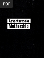 Mothership RPG Weapons and Equipment Guide | PDF