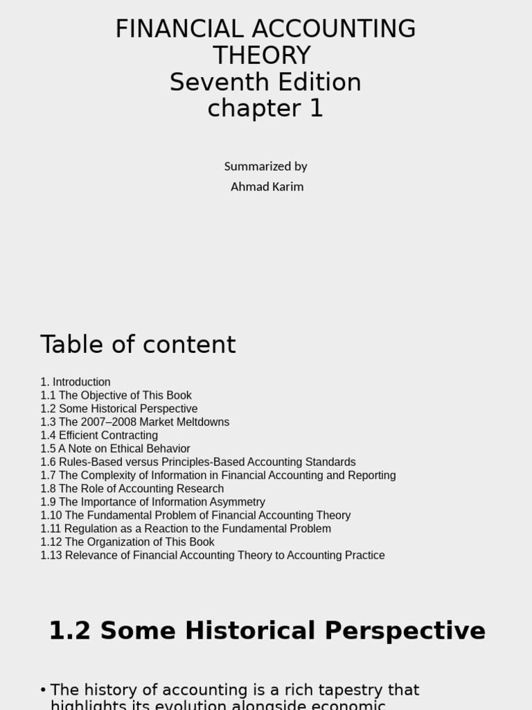 Week 2 - Ahmad Karim | PDF | Accounting | Financial Statement