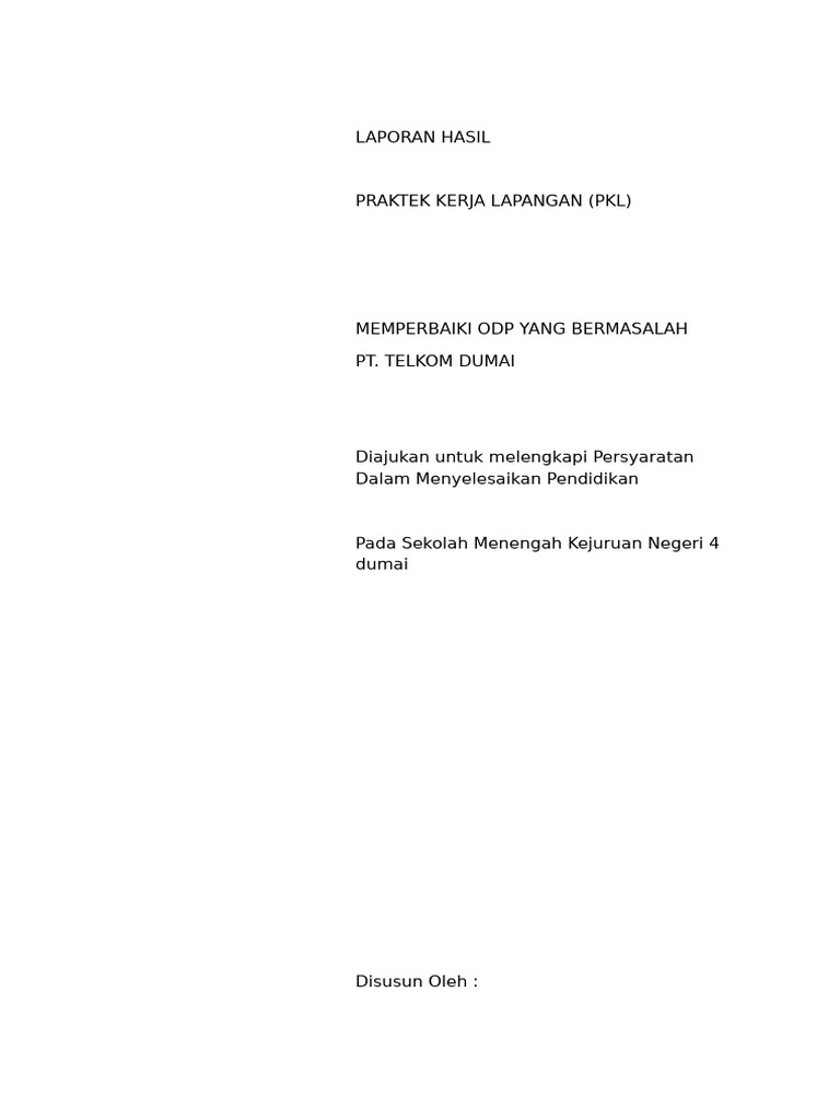 Dokumen PKL | PDF | Pengelolaan Keuangan & Uang