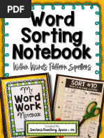 Words Their Way Within Word Sorts | PDF | Notebook