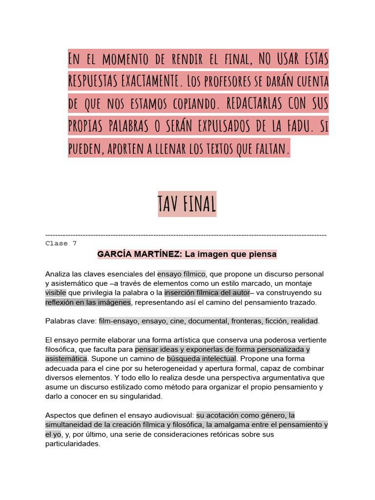 Resumen Textos | PDF | Ensayos | No ficción