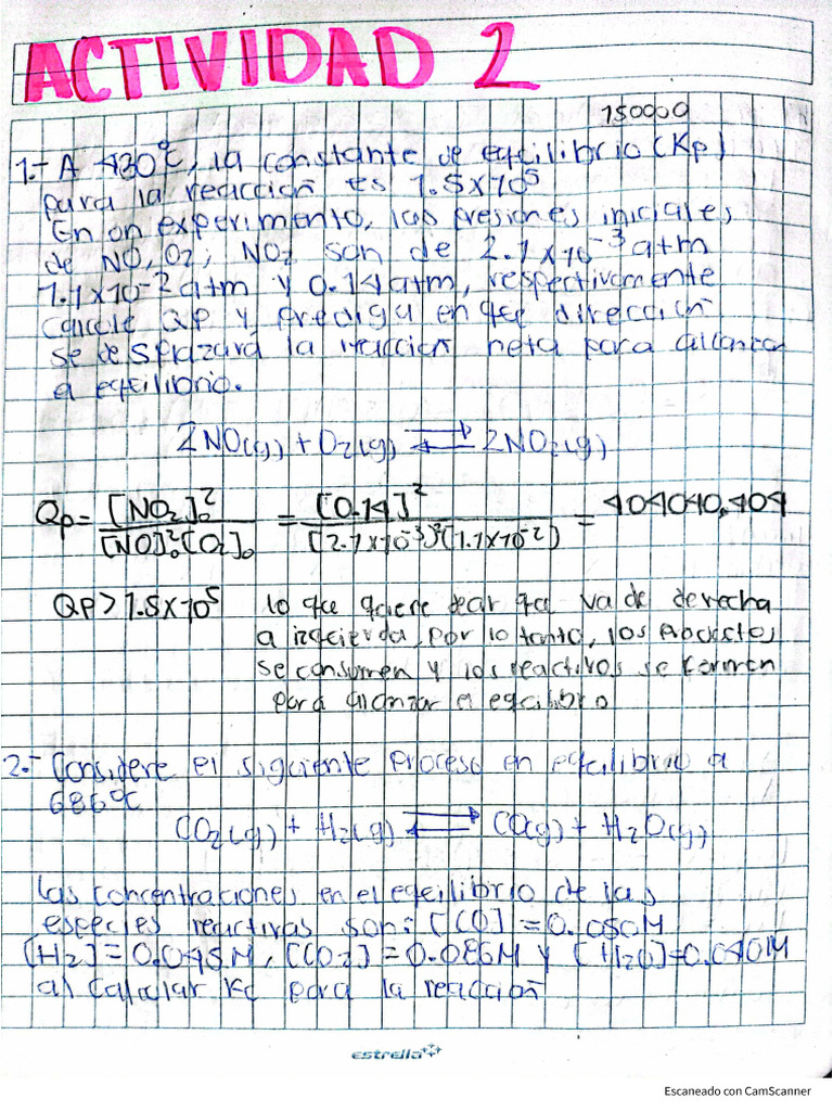 Act2 P2 Cinetica | PDF