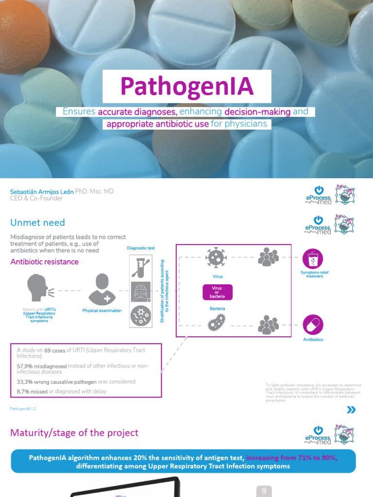 Pitch Deck PathogenIA Capital Cell Retocado 30 05 | PDF | Infection | Pathogen