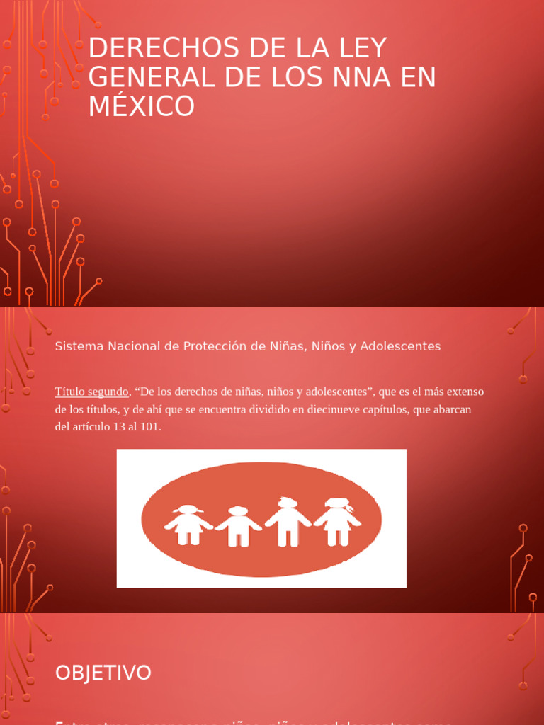 Derechos de La Ley General de Los Nna | PDF | Derechos de los niños | Banda ancha