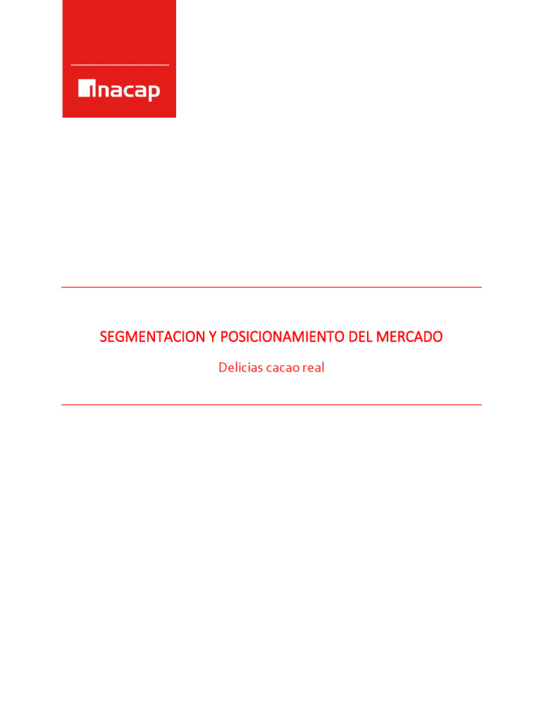 Final Marketing (Matias Lopez, Solange, Robles) .,. | PDF | Chocolate ...
