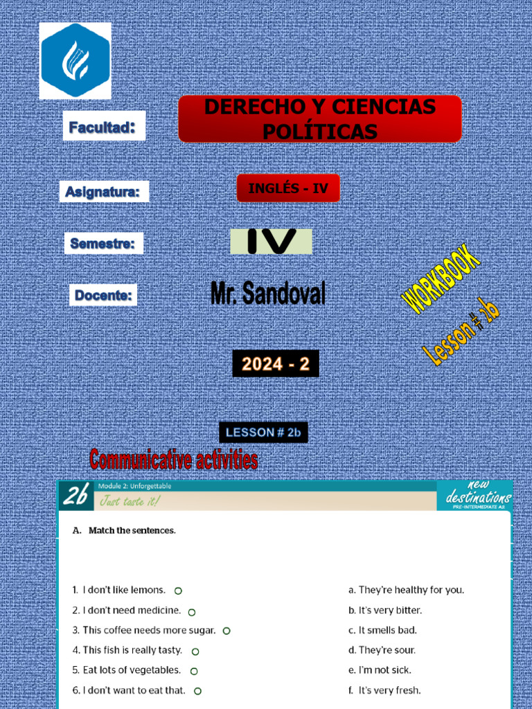 ING IV WORKBOOK 2b 2024 2 | PDF