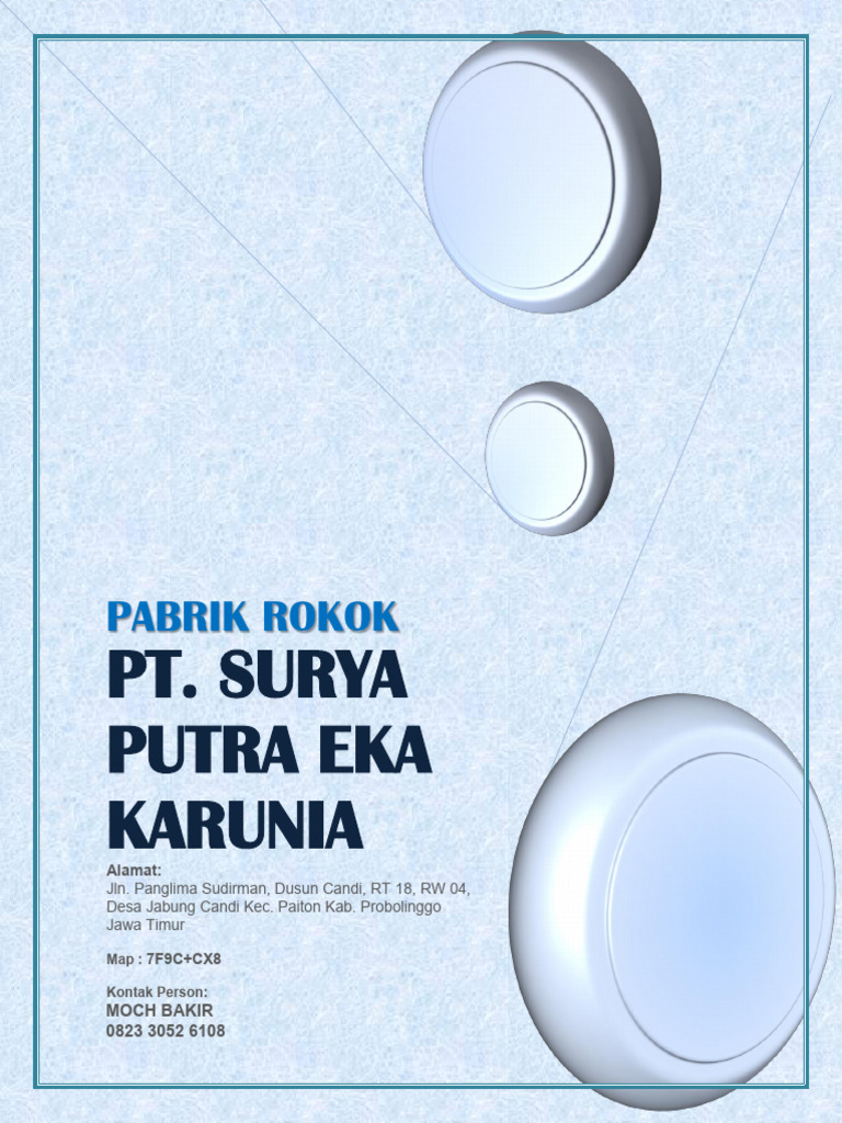 Profil Pt. Surya Putra Eka Karunia (Edit) | PDF