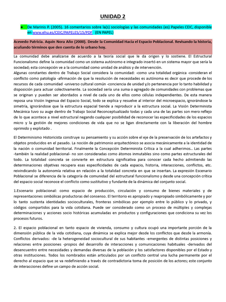 UNIDAD 2 Comunitario 2022 | PDF | Pensamiento | Conocimiento