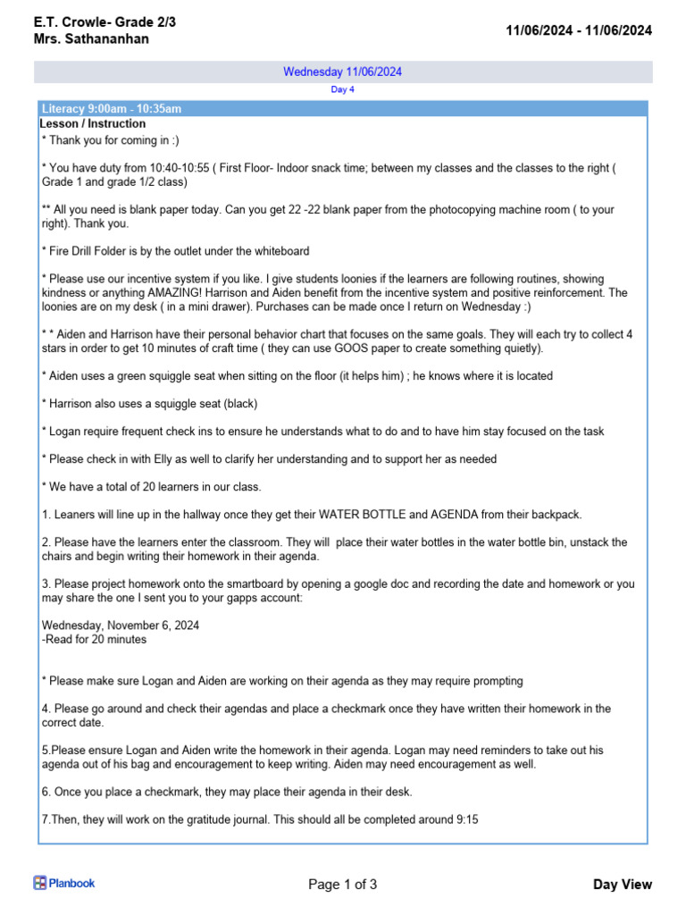 Planbook Pdf Linguistics