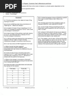Impulse and Momentum Practice Problems | PDF | Momentum | Force