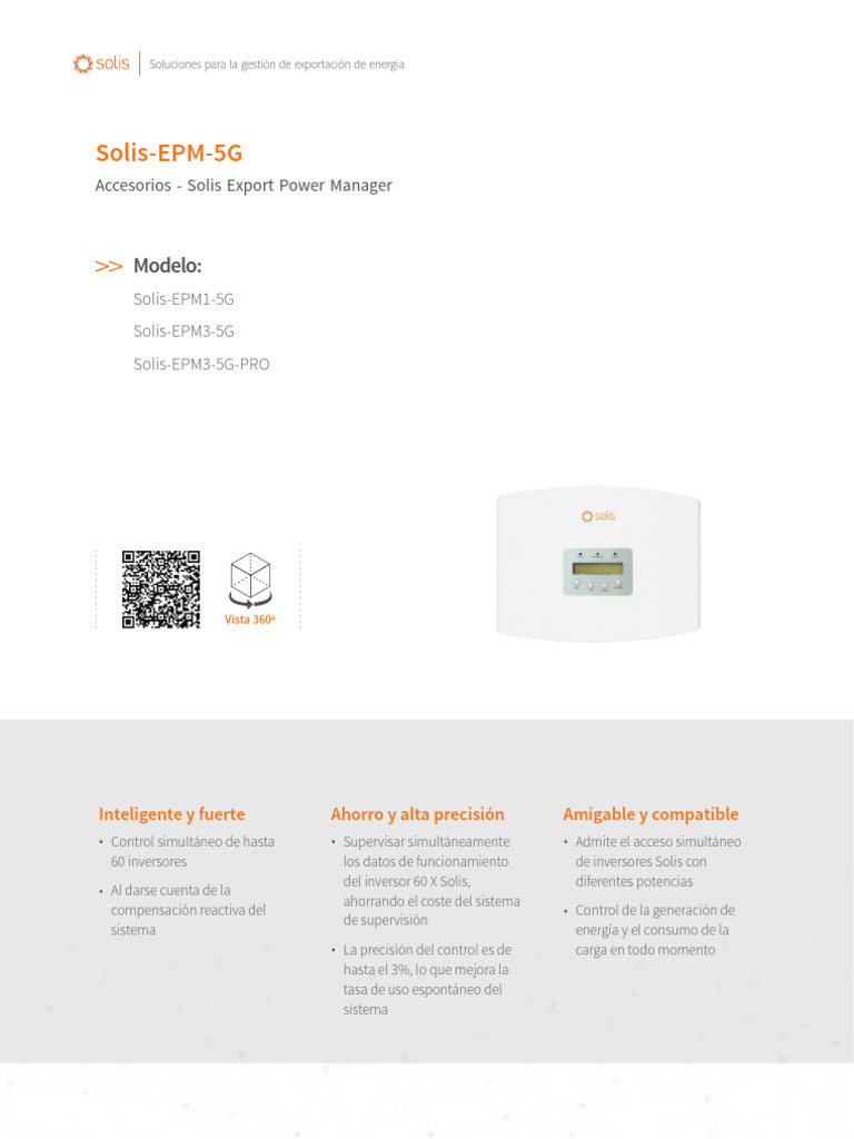 Solis EPM3 5G PLUS FichaTecnica | PDF | Electricidad | Electrónica