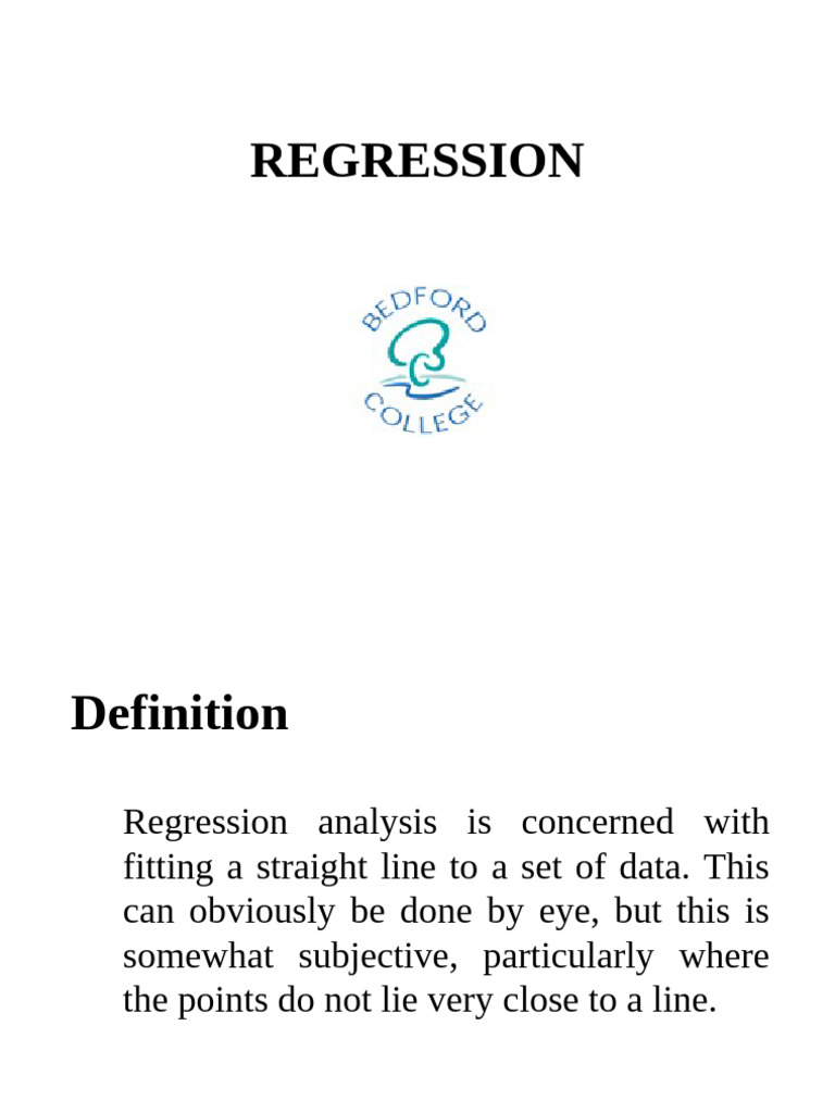 Understanding Regression Analysis Basics | PDF | Teaching Methods & Materials