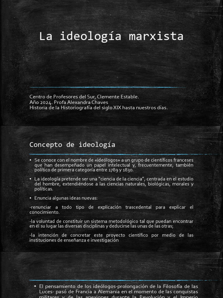 La Ideología Marxista | PDF | Ideologías | Friedrich Engels