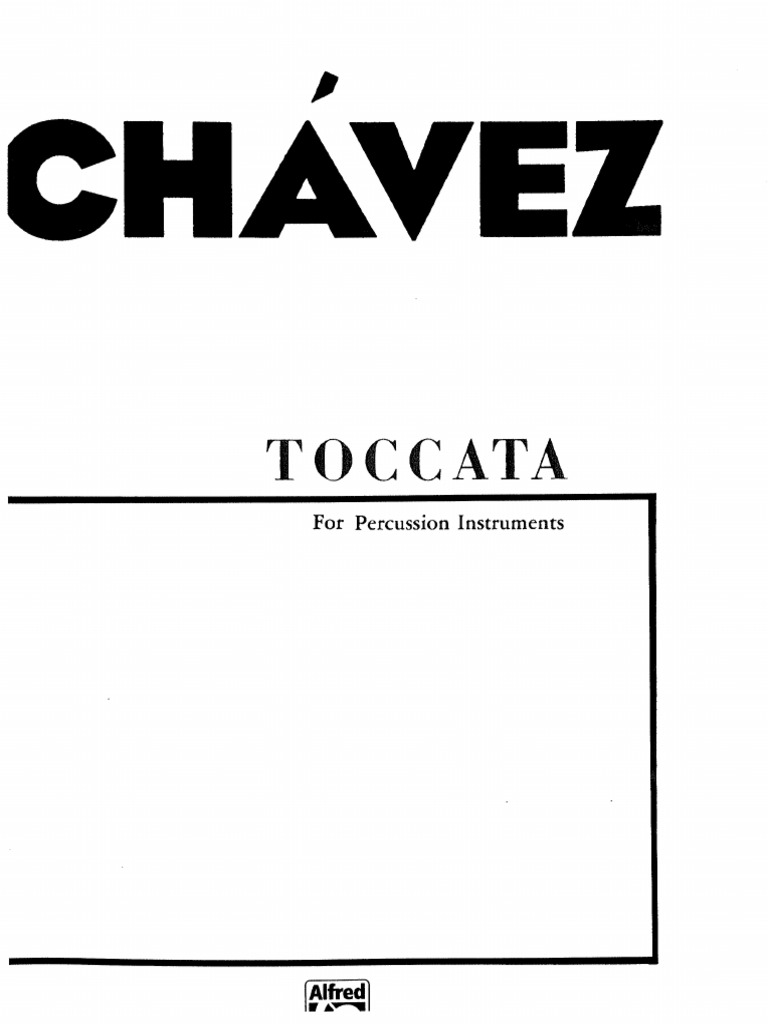 Toccata For Percussion Instruments - Chavez | PDF