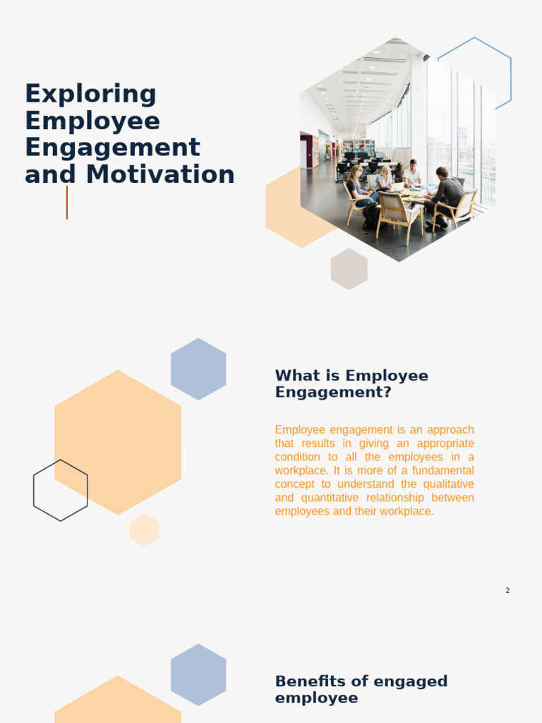 Exploring Employee Engagement and Motivation New | PDF | Motivational | Motivation