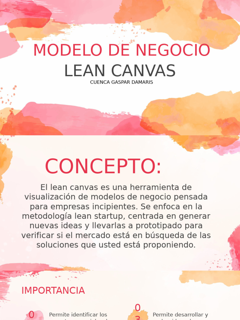 Guía del Lean Canvas para Startups | PDF | Economias | Negocios económicos