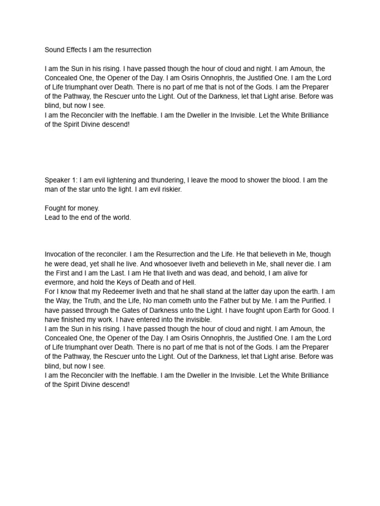 Invocation of Reconciler and Bornless. | PDF | Thou | Religious Belief ...