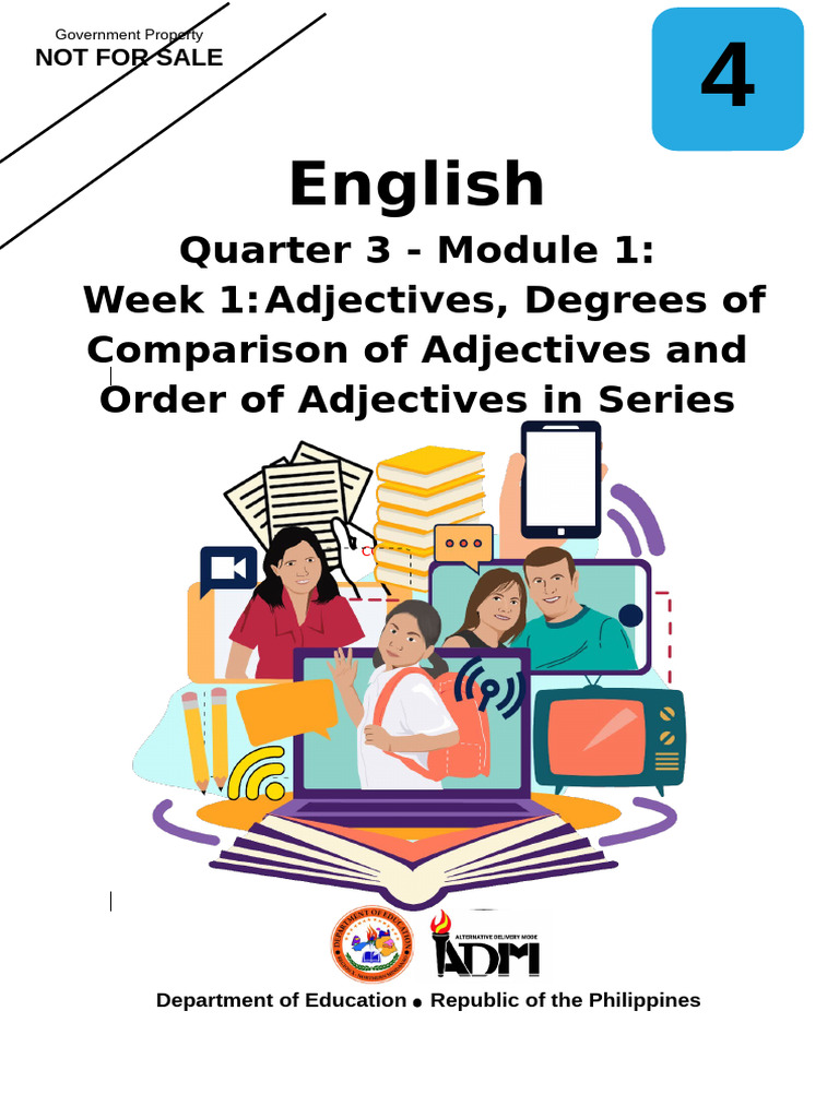 English4 q3 Mod1 Adjectives v3 | PDF | Language Arts & Discipline