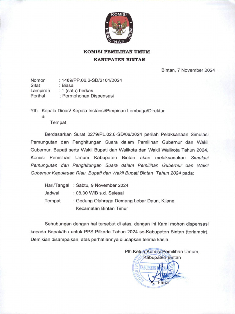 Dispensasi PPS 2 | PDF