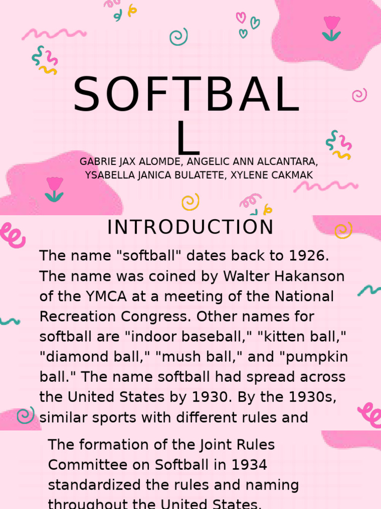 SOFTBALL | PDF | Softball | Baseball Field