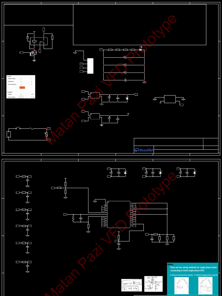VFD Prototype Schematics | PDF | Rectifier | Volt