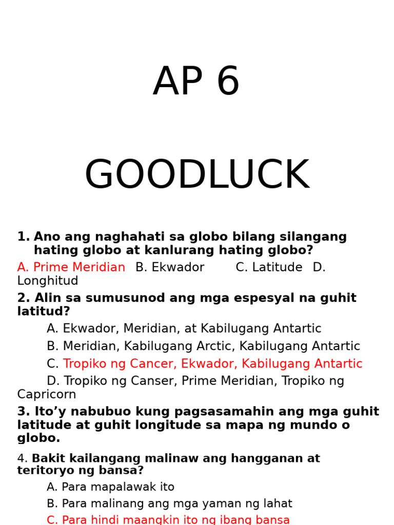 AP 6 - Retake Quiz | PDF