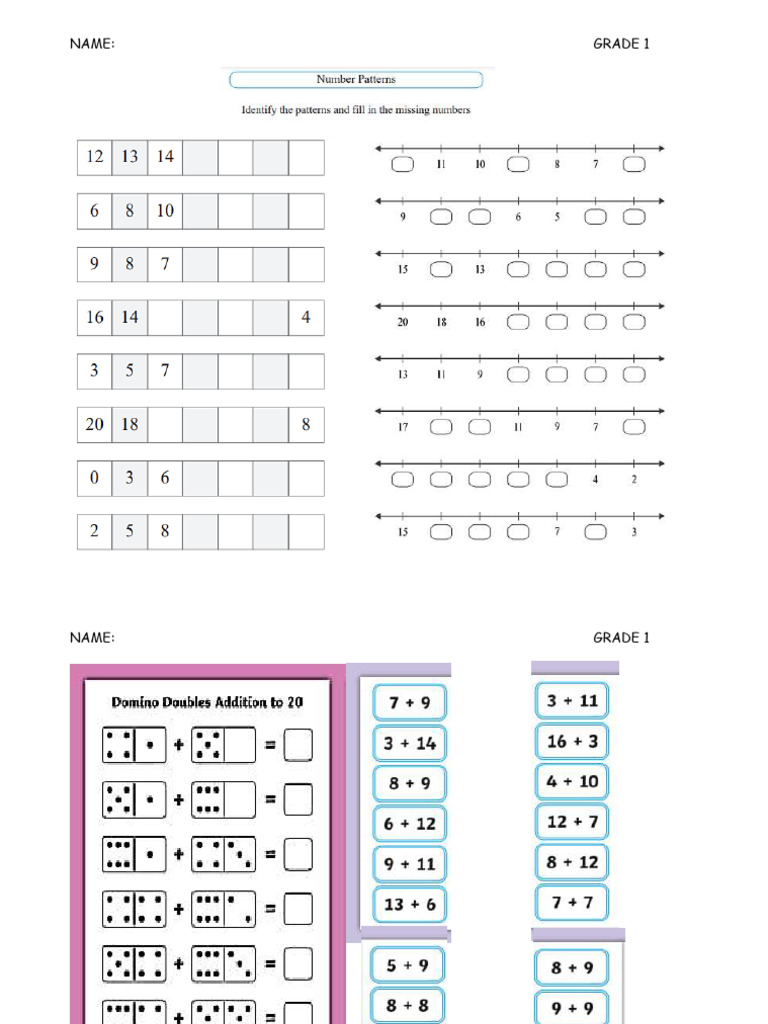 G1 Math Week 13 | PDF