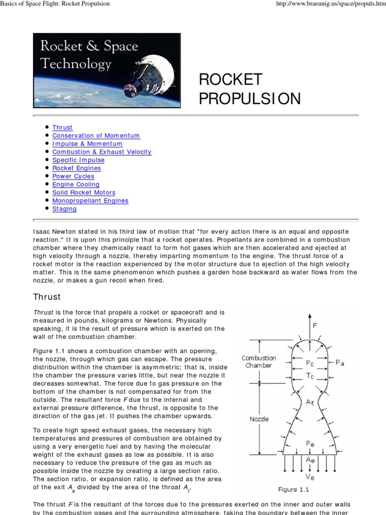 Rocket Propulsion Fundamentals | PDF | Rocket Engine | Rocket Propellant