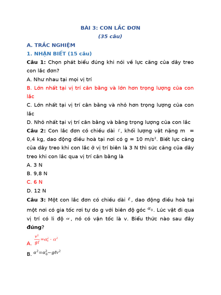 Bai 3 Con Lac Don | PDF