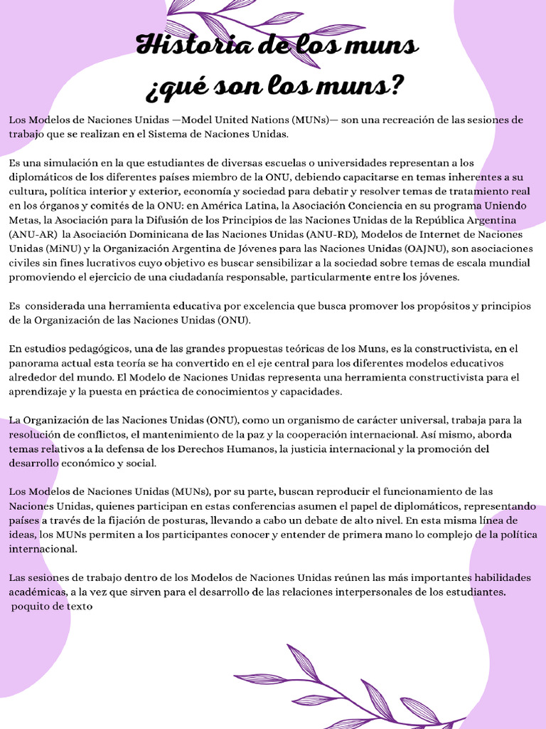 Historia de Los Muns. PDF AlondraBrito | PDF