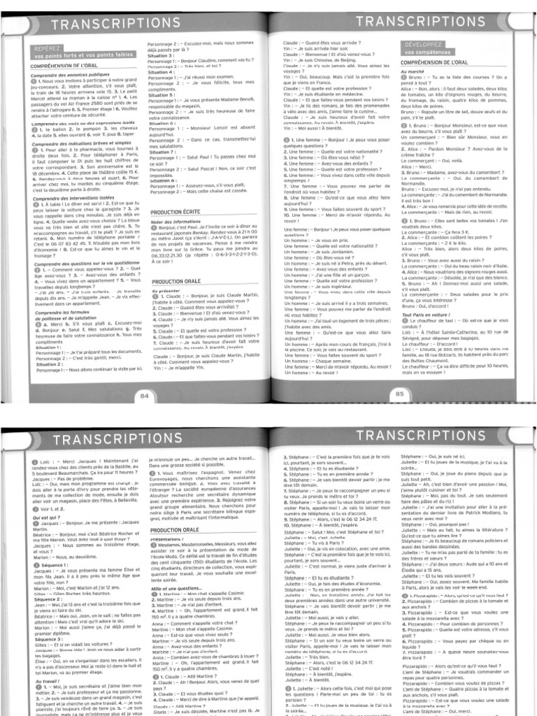 Transcription A1 #1 | PDF