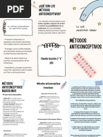 Triptico Metodos Anticonceptivos Ampliado | PDF