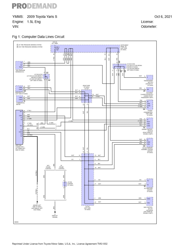 2009 Toyota Yaris Wiring Overview | PDF | Car Manufacturers Of Japan ...