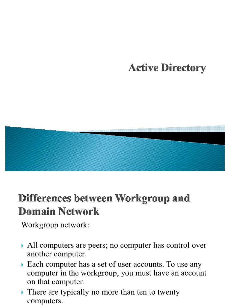 Active Directory | PDF | Active Directory | Databases