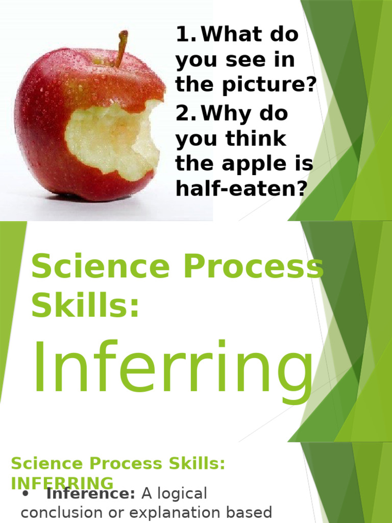 Science Process Skills Guide | PDF | Science | Inference