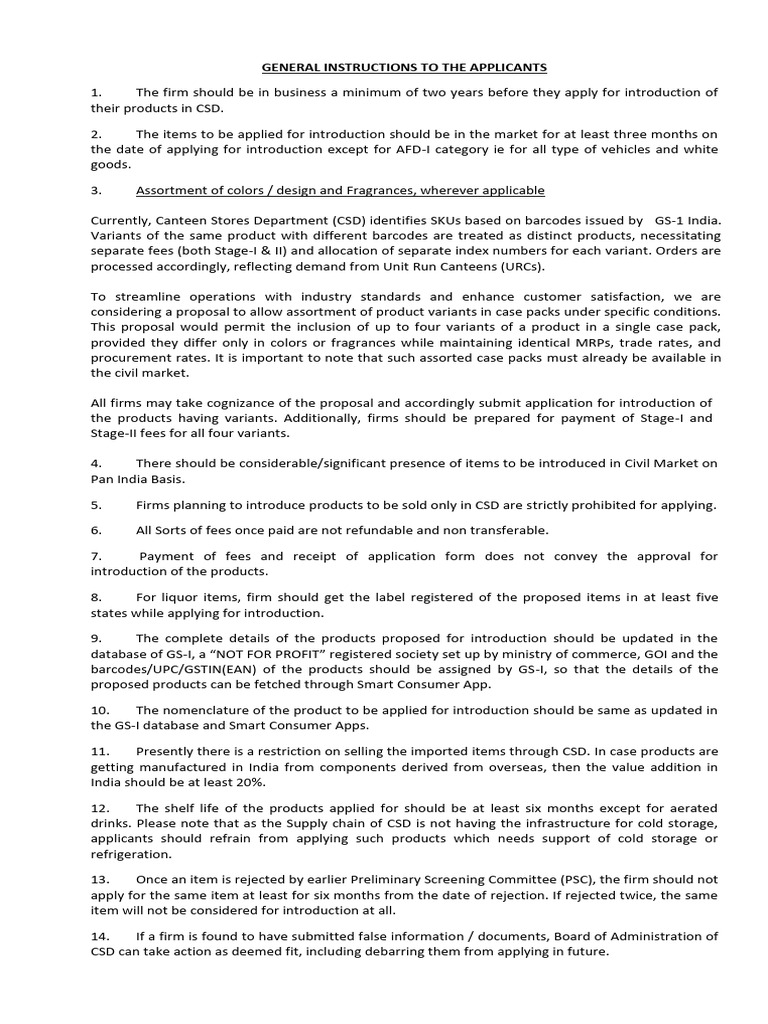 general_instructions | PDF | Business