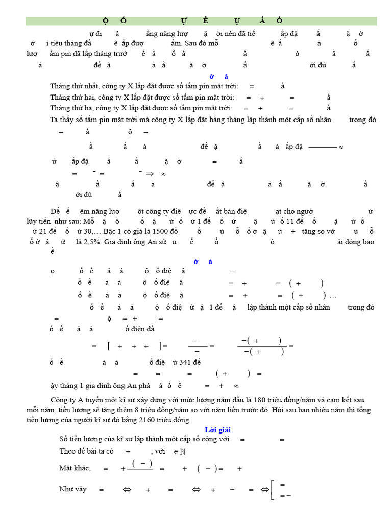 BT Cap So Nhan - Ung Dung Thuc Te - Dap An Chi Tiet | PDF
