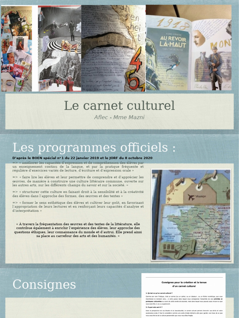 Dia Po Carnet Culture L | PDF