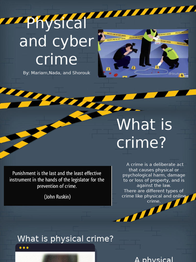 Crime Powerpoint 1 | PDF | Social Science