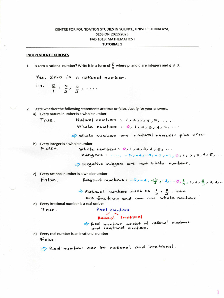 Set Operations on Real Number Intervals | PDF