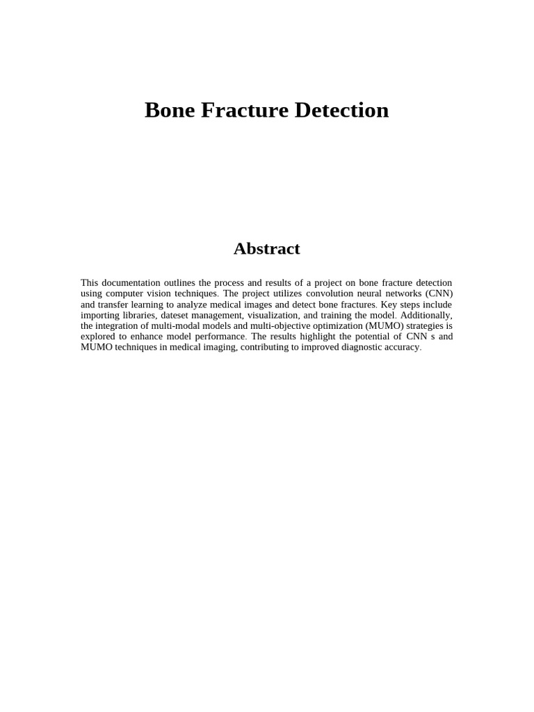 How To Detect Bone Fracture With Ai | PDF | Artificial Neural Network ...