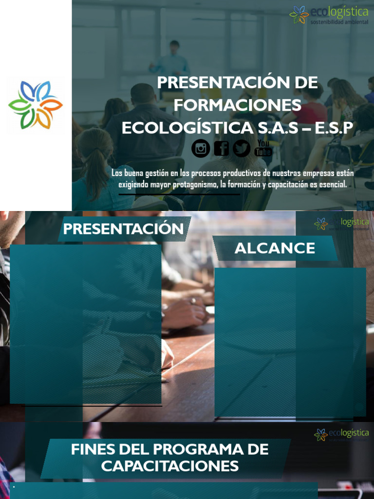 Presentación de Formaciones Ecologistica | PDF | Residuos | Cambio ...